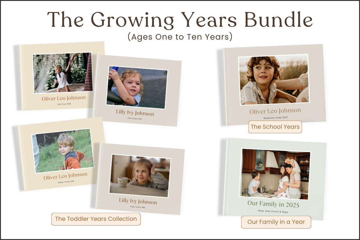 The Growing Years Bundle (Ages 1-10) – Wildfolk Memory Books